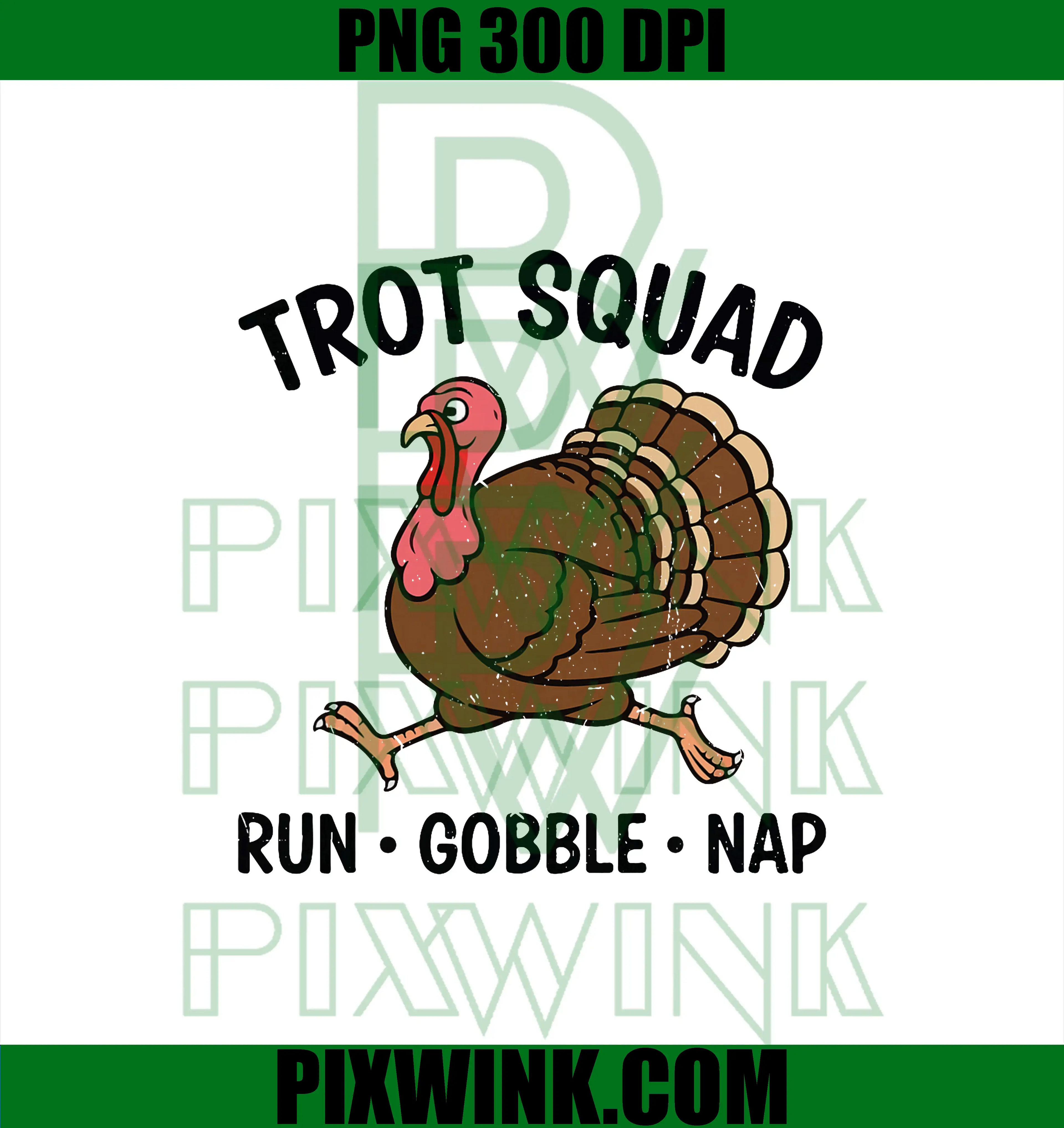 2025 Turkey Trot Squad PNG, Thanksgiving Running PNG – pixwink.com
