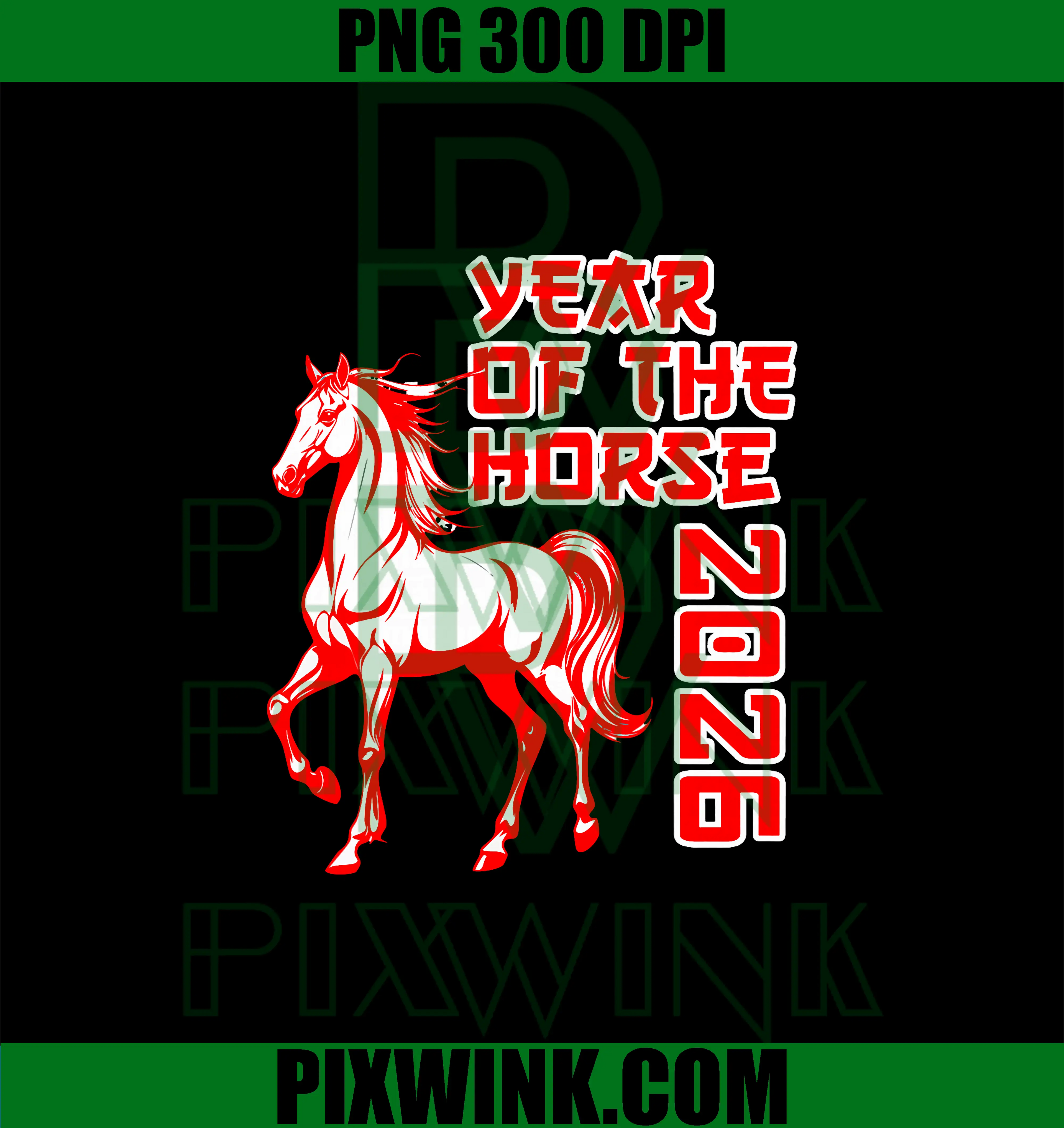 2026 Chinese Lunar PNG, New Year of The Fire Horse PNG – pixwink.com