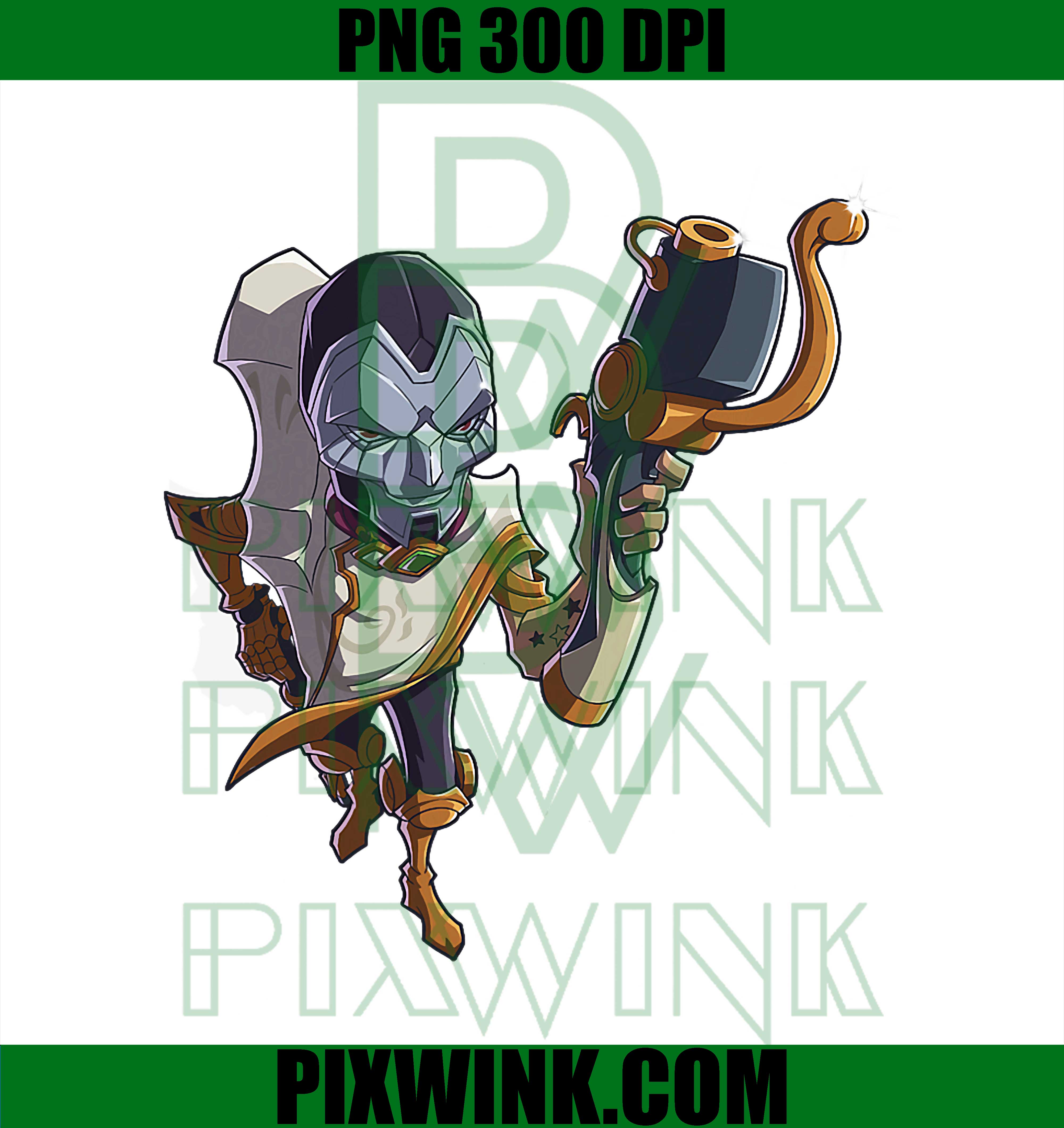 Cool Cartoon Character Jhin PNG – pixwink.com