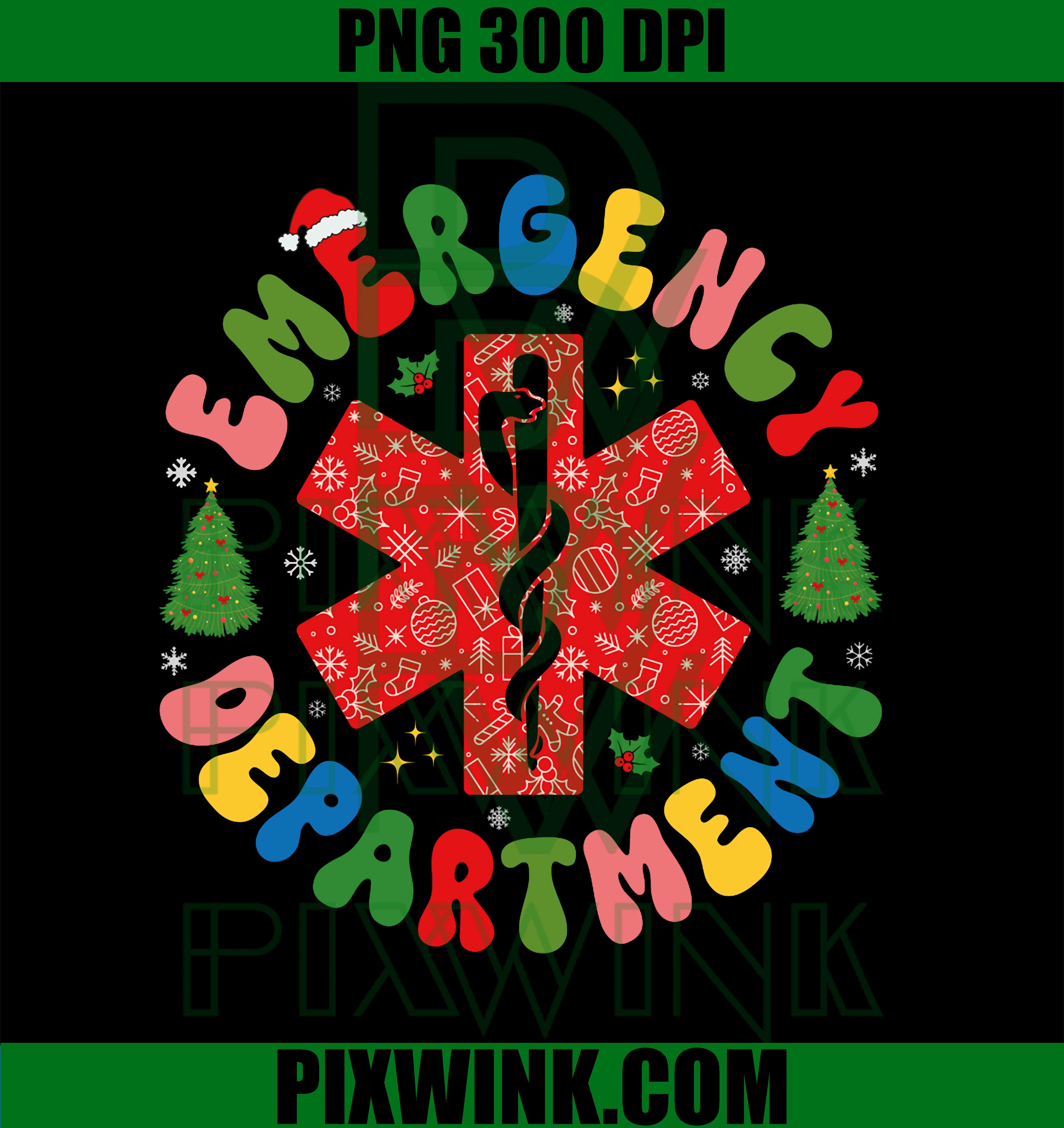 Emergency Department Christmas Emergency Room ER Nurse PNG – pixwink.com