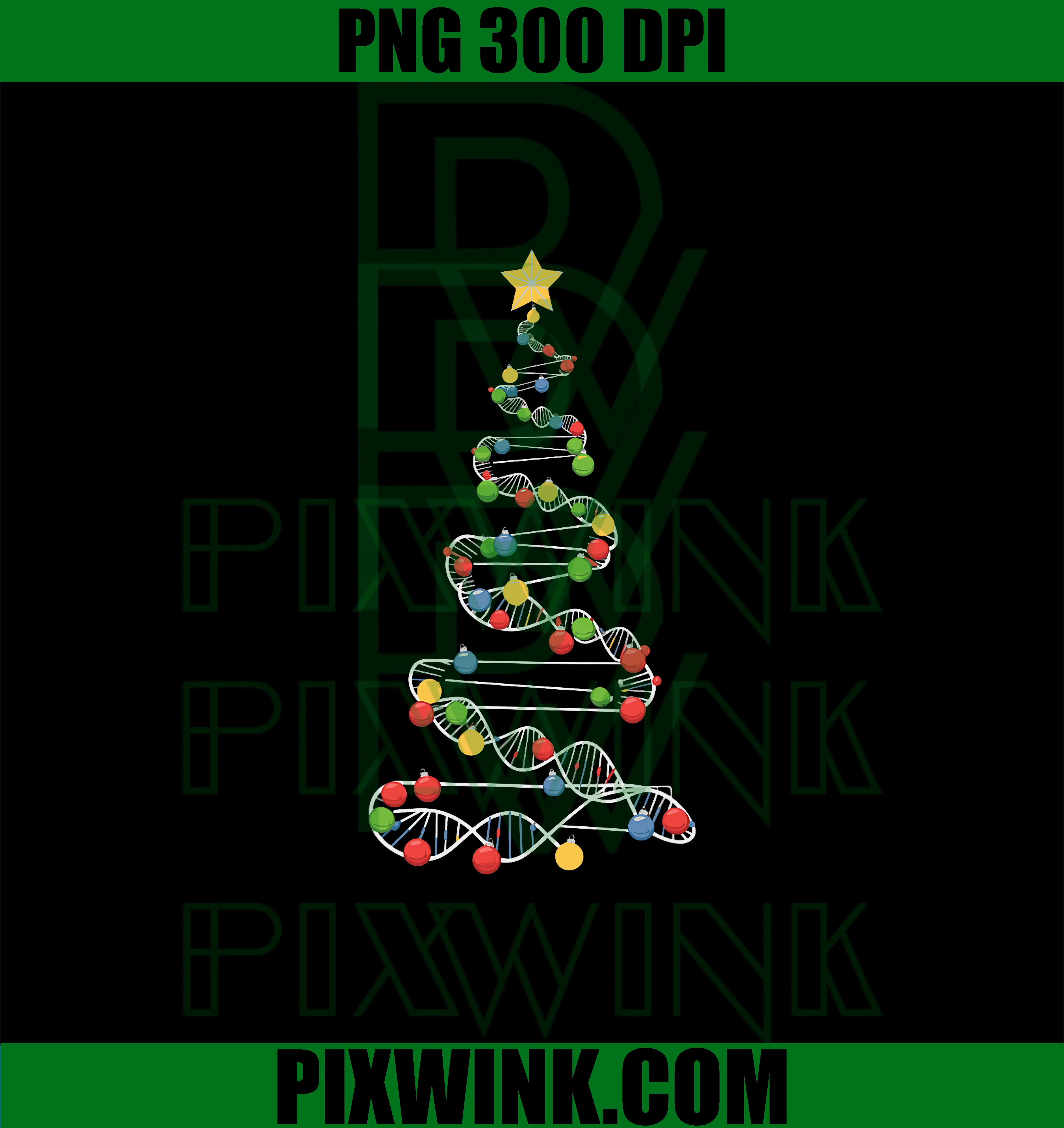 DNA Helix Christmas Tree PNG, Scientist Biology Science Teacher PNG ...