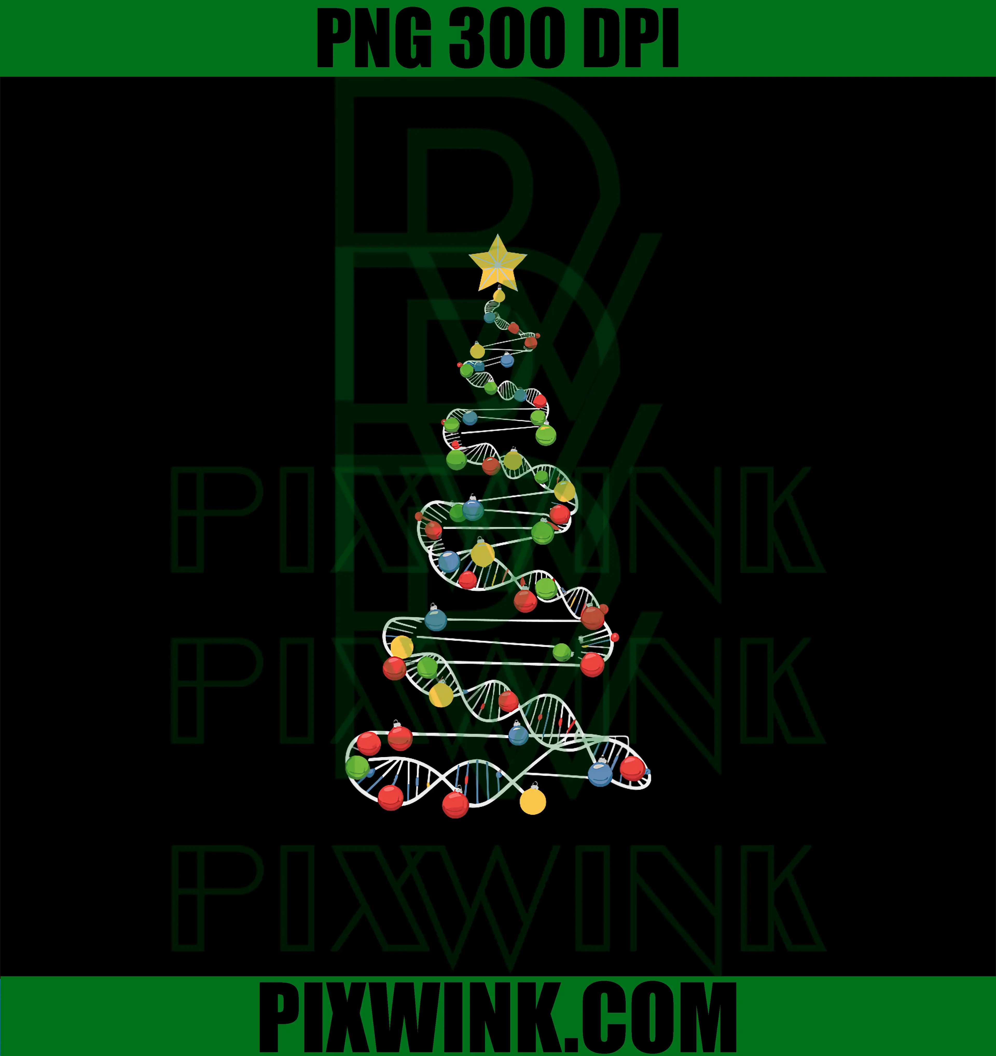 DNA Helix Christmas Tree PNG, Scientist Biology Science Teacher PNG ...