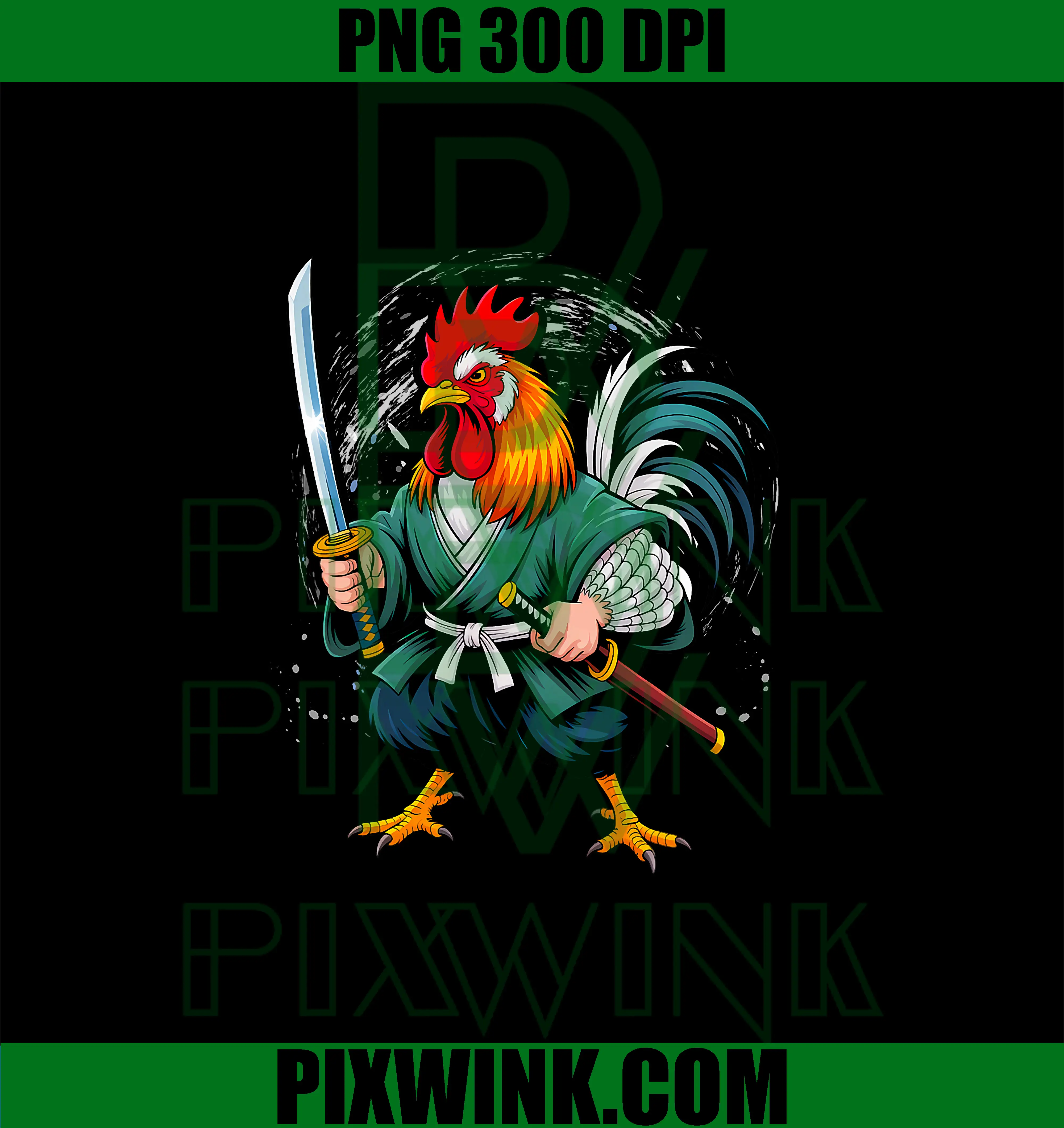 Japanese Samurai Chicken PNG, Samurai Chicken PNG – pixwink.com