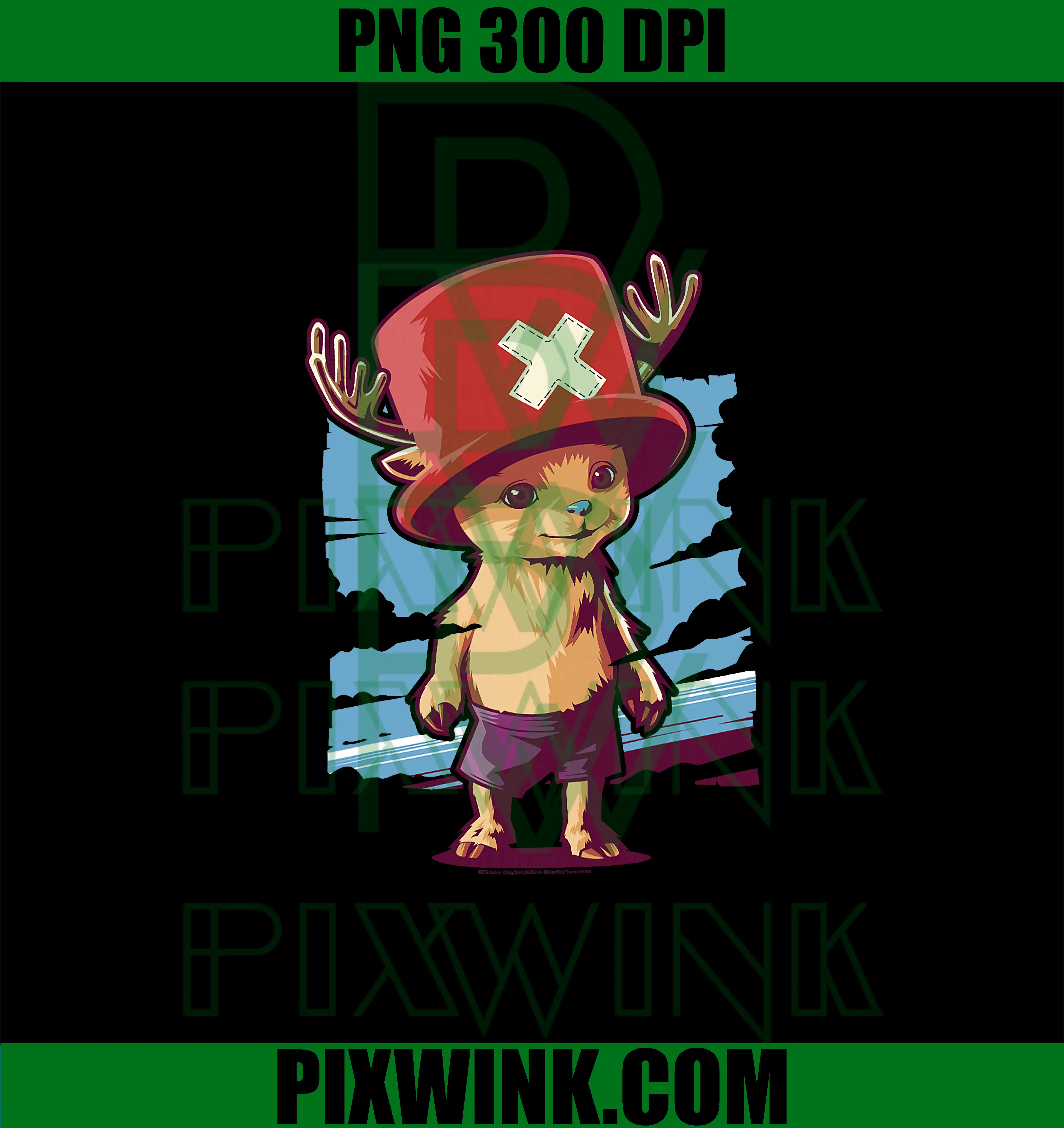 Chopper Cute Full Body Portrait PNG, One Piece Tony Tony PNG – pixwink.com