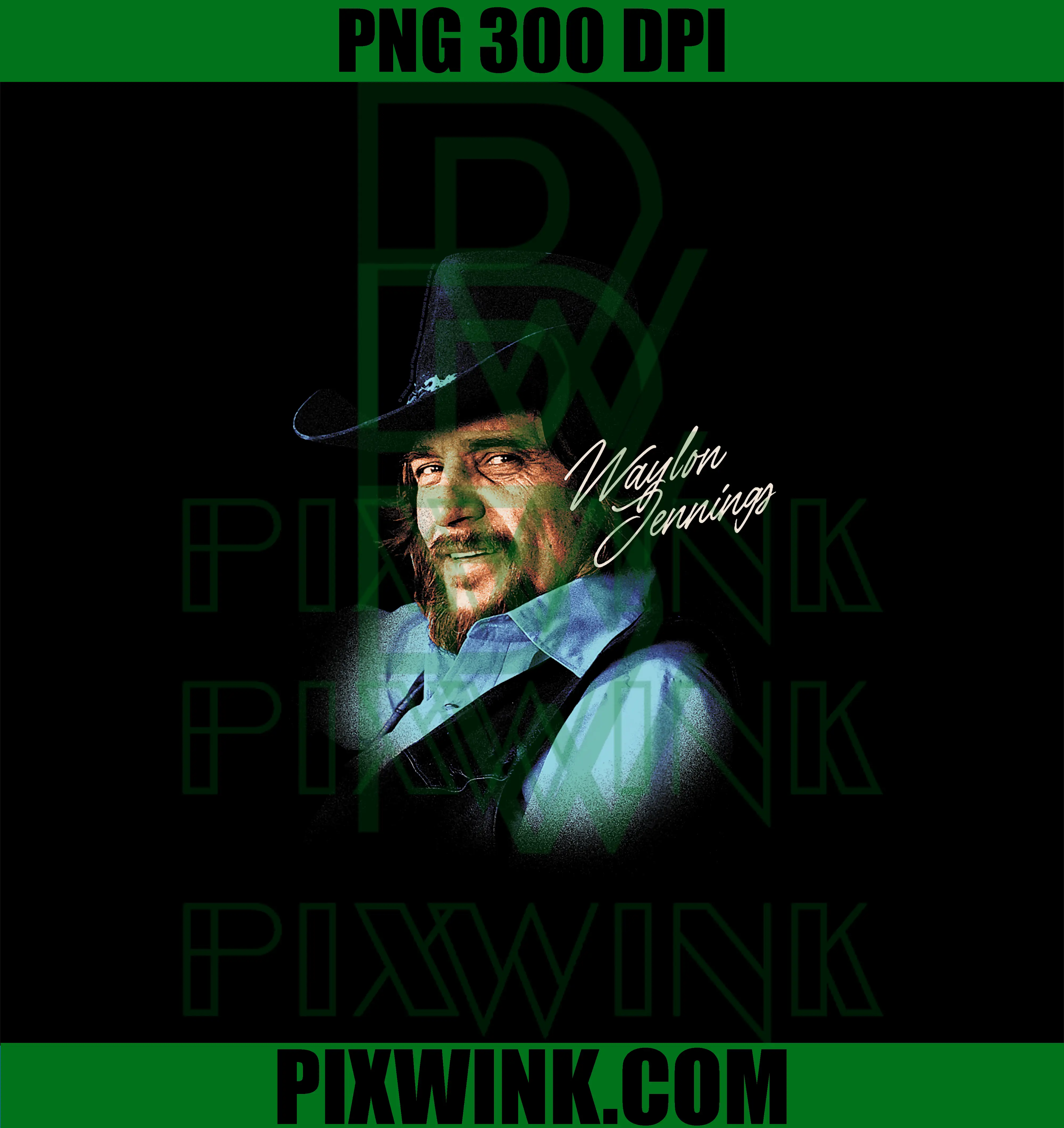 Waylon Jennings Portrait PNG, Portrait PNG – pixwink.com