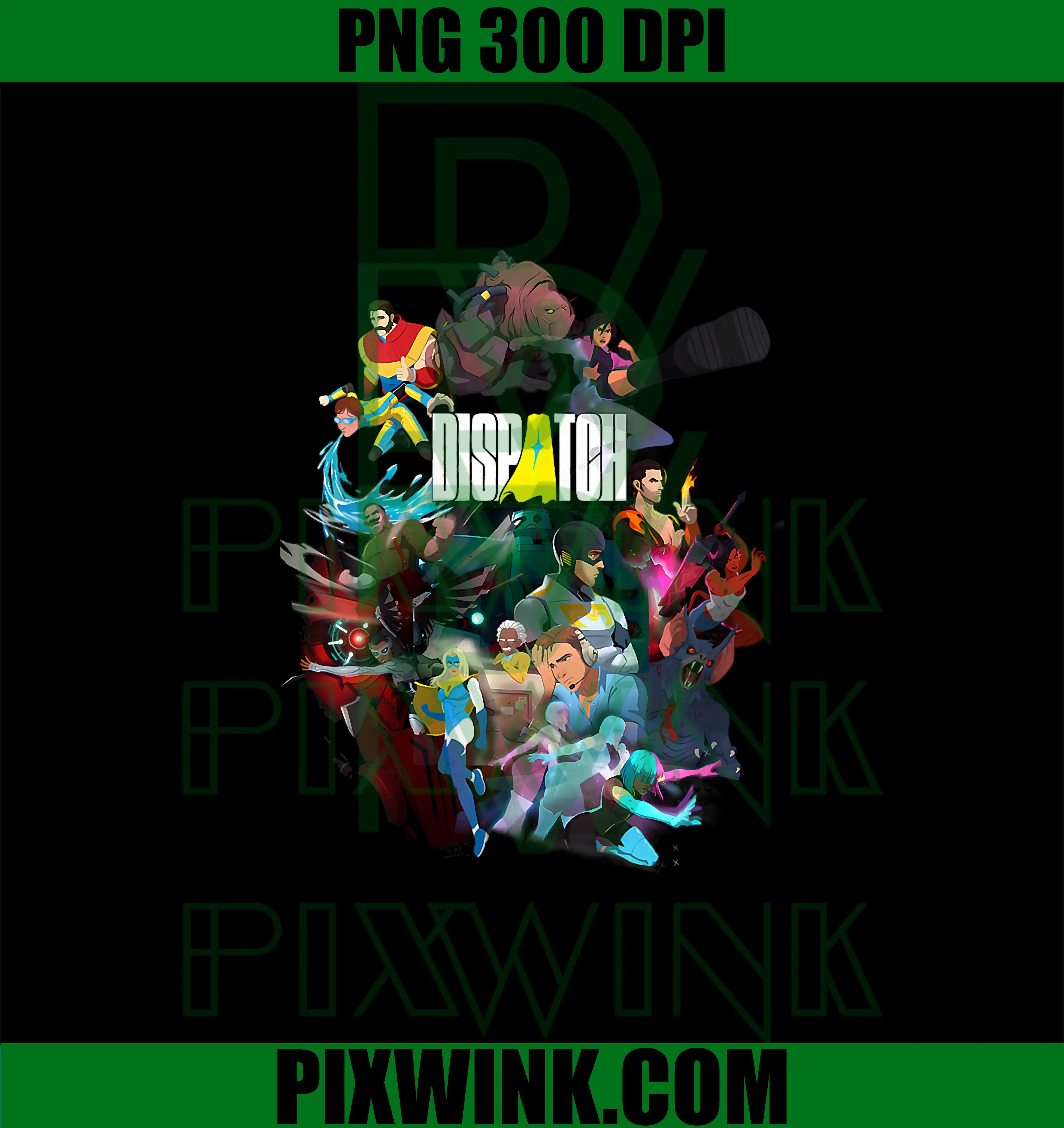 Dispatch PNG, Video Game Character PNG – pixwink.com